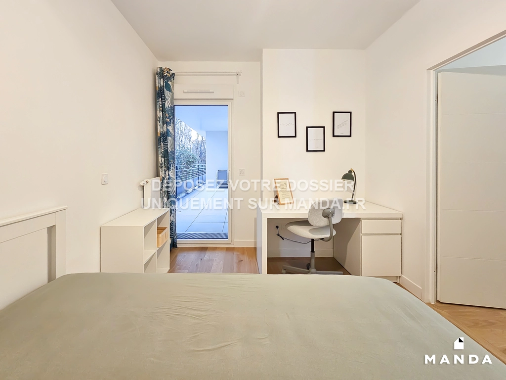 Location d'une Chambre dans T4 à Jolie chambre en colocation meublée ...