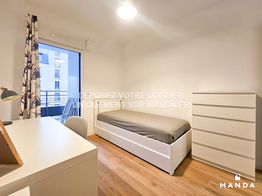 Location d'une Chambre dans T4 à Jolie chambre en colocation meublée ...