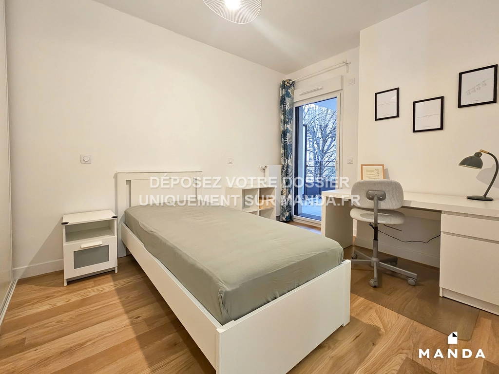 Location d'une Chambre dans T4 à Jolie chambre en colocation meublée ...